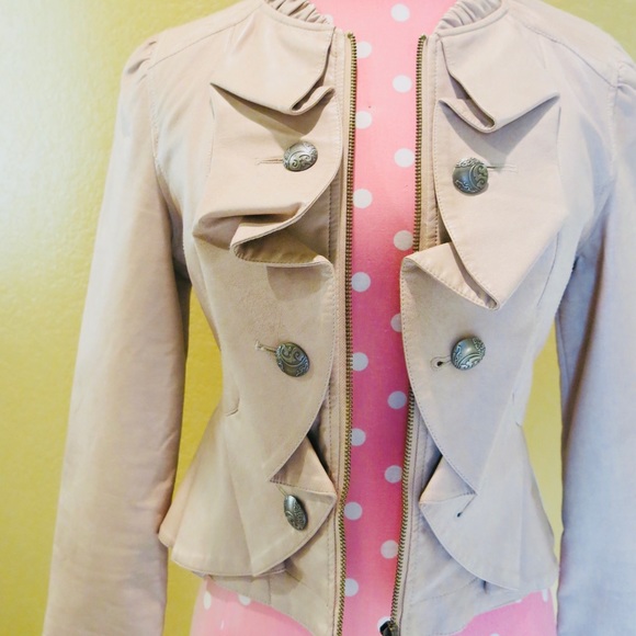 Ruby Rose | Jackets & Coats | Boutique Dusty Rose Leather Jacket | Poshmark